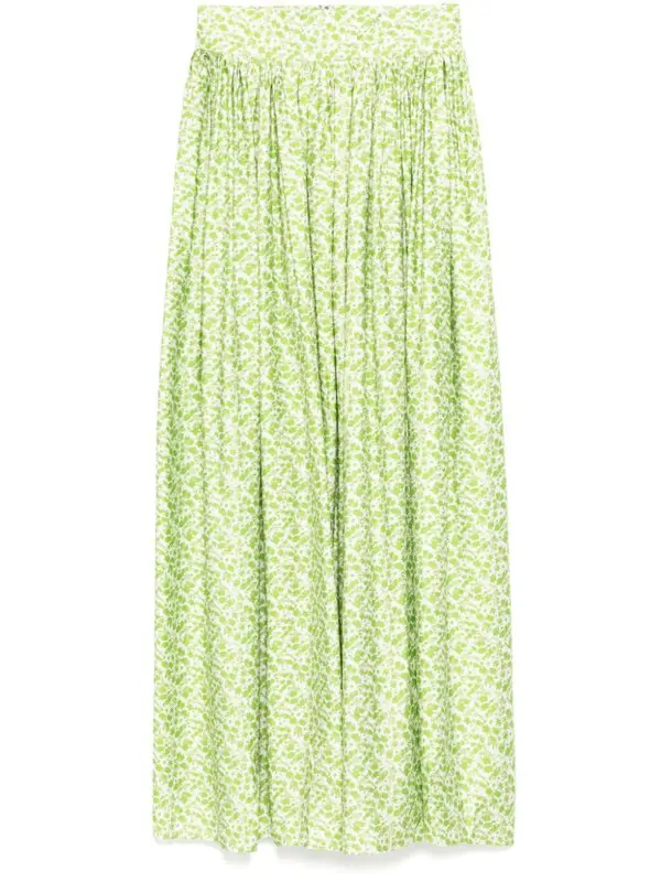 BAMBAH Flora Gathered Skirt