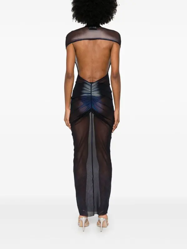 JEAN PAUL GAULTIER Sheer Maxi Dress