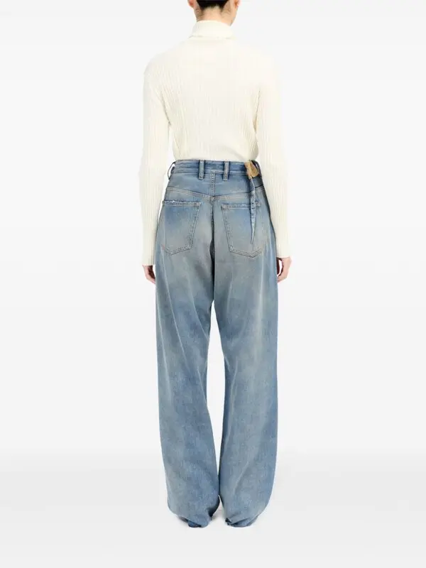MAISON MARGIELA Pleated Bootcut Jeans