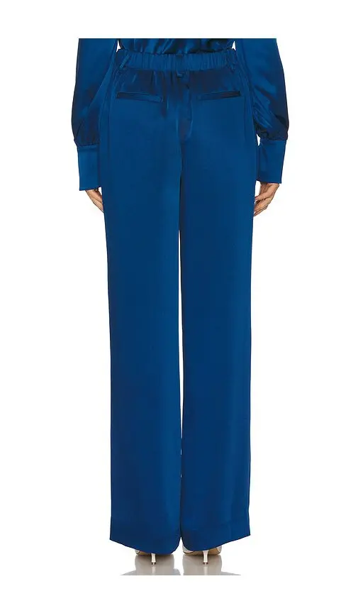 Simkhai Tavar Satin Wide Leg Pants