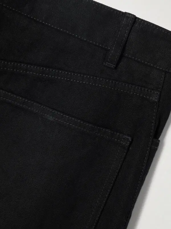 Alaïa Zip-embellished Wide-leg Jeans - Black