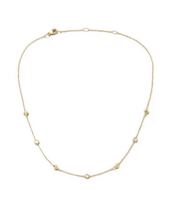 David Yurman Petite Modern Renaissance Diamond Necklace - Gold