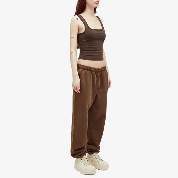 ENTIRE STUDIOS Square Neck Tank Top - Brunette