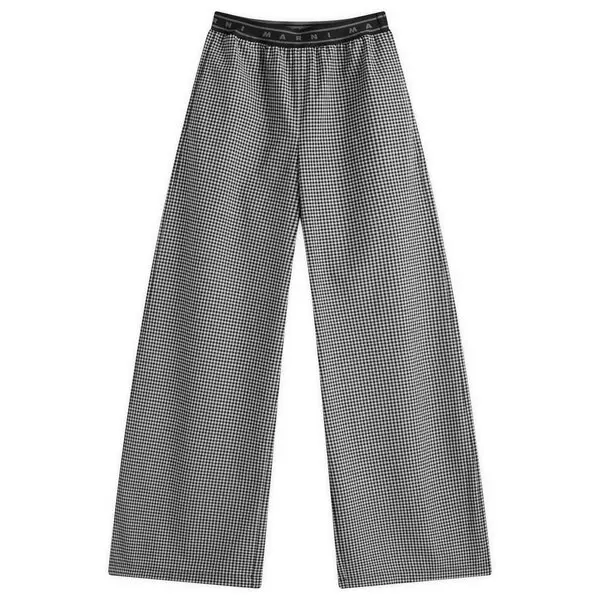 Marni Logo Loose Trousers
