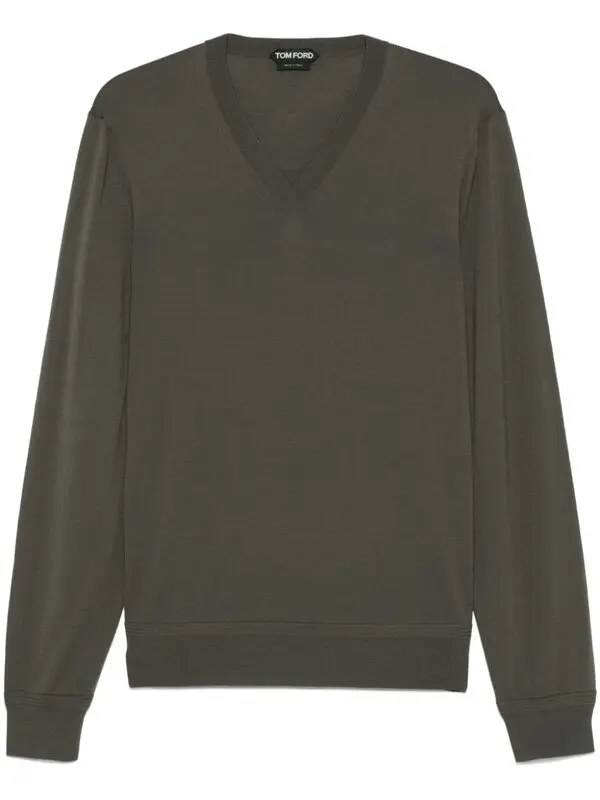 TOM FORD Wool Sweater - Green