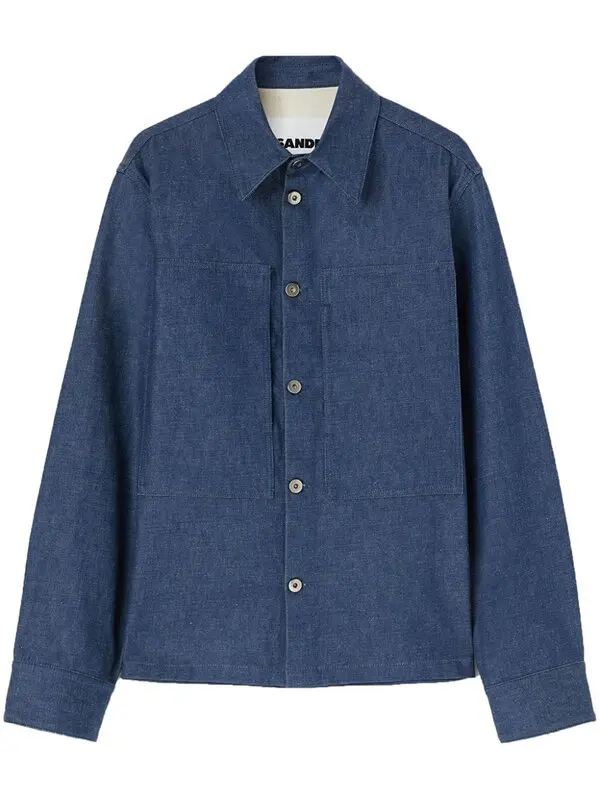 JIL SANDER Cotton Denim Overshirt