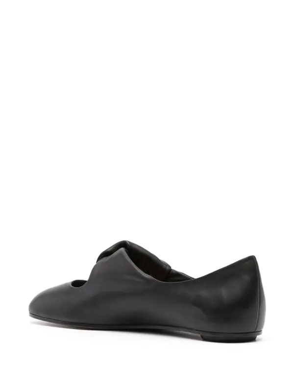 Alexander McQueen Twist-detailing Ballerinas - Black