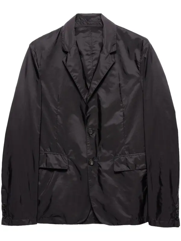 Prada Re-nylon Single-breasted Blazer