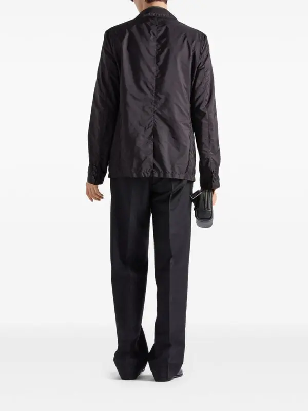 Prada Re-nylon Single-breasted Blazer
