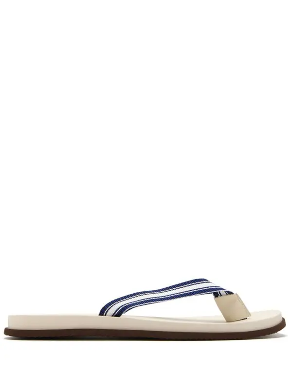Brunello Cucinelli Grosgrain Flip Flops - Blue