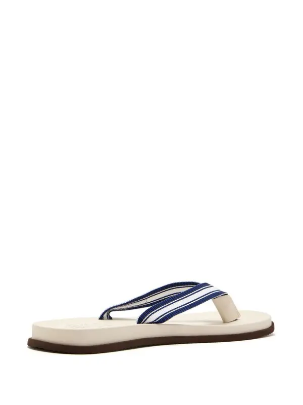 Brunello Cucinelli Grosgrain Flip Flops - Blue