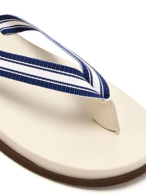Brunello Cucinelli Grosgrain Flip Flops - Blue