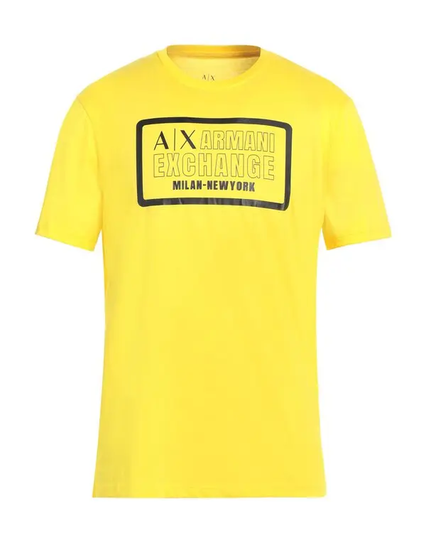 Armani Exchange T-shirt Size Cotton - Yellow