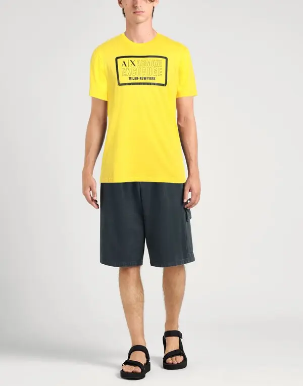 Armani Exchange T-shirt Size Cotton - Yellow