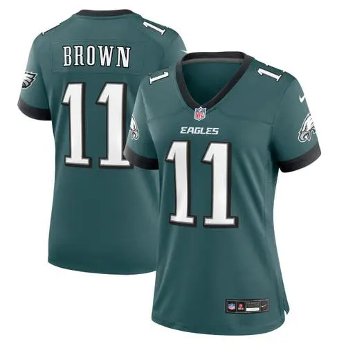 Nike A.j. Brown Philadelphia Eagles Game Jersey - Green
