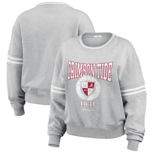 WEAR BY ERIN ANDREWS Alabama Crimson Tide Classic Stripe Pullover Sweater