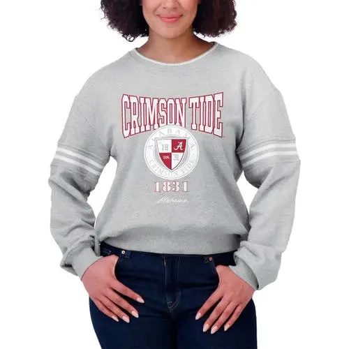 WEAR BY ERIN ANDREWS Alabama Crimson Tide Classic Stripe Pullover Sweater
