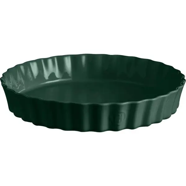 EMILE HENRY 12.6" X 2.2" Extra Large Deep Tart Dish - Cedar