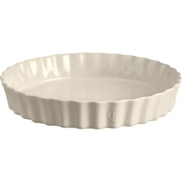 EMILE HENRY 12.6" X 2.2" Extra Large Deep Tart Dish - Clay