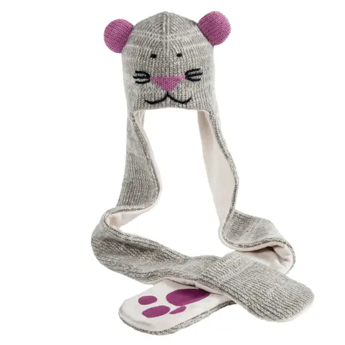 NIRVANNA DESIGNS Mouse Hatscarf - Grey