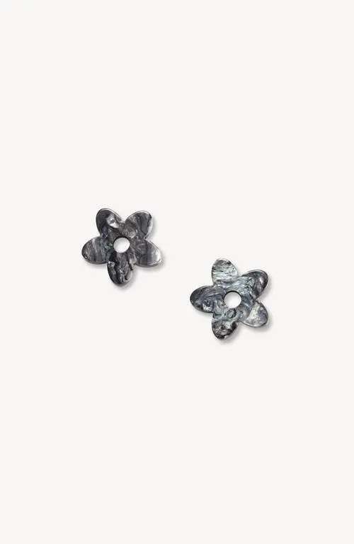 MACHETE Petite Flower Charms - Obsidian