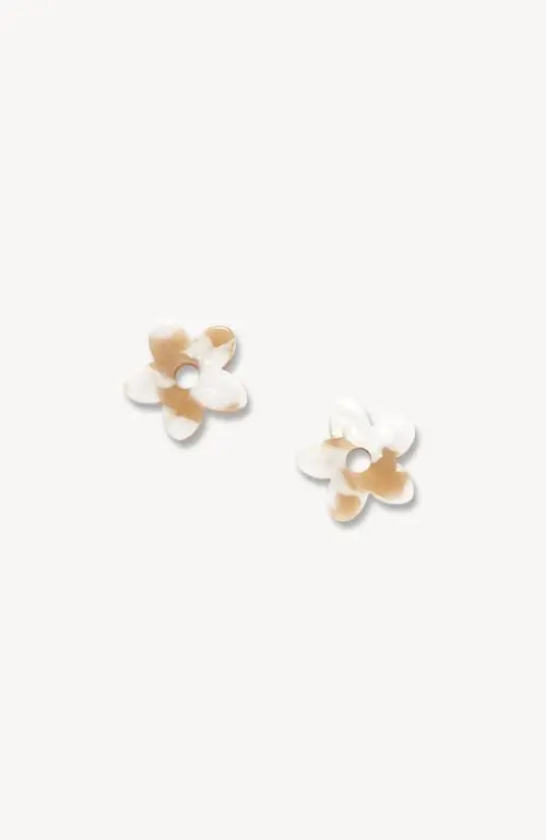 MACHETE Petite Flower Charms - Taupe Shell