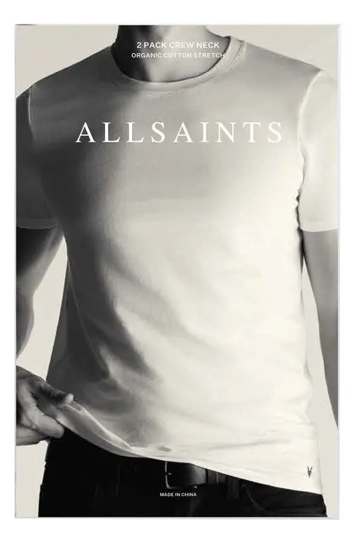 ALLSAINTS 2-pack Crewneck T-shirts - White