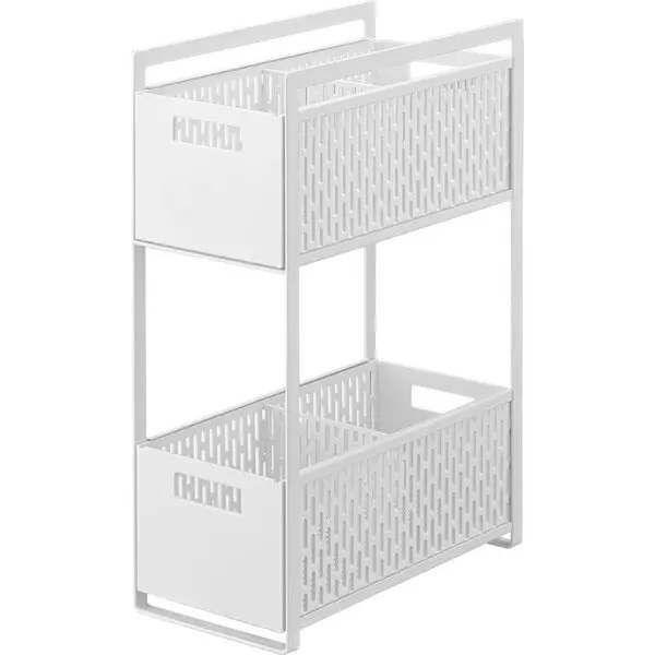 YAMAZAKI 2-tier Cabinet Storage Basket