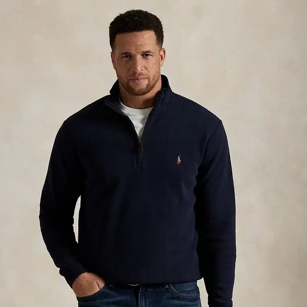 Ralph Lauren Estate-rib Mockneck Pullover - Rl Navy