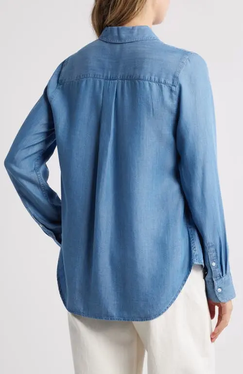 Caslon Chambray Button-up Shirt