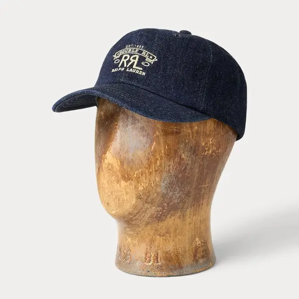 Ralph Lauren Double Rl Denim Ball Cap - Rinse
