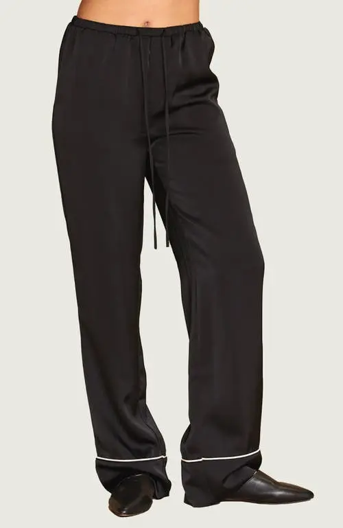 CRESCENT Pajama-style Pants - Black