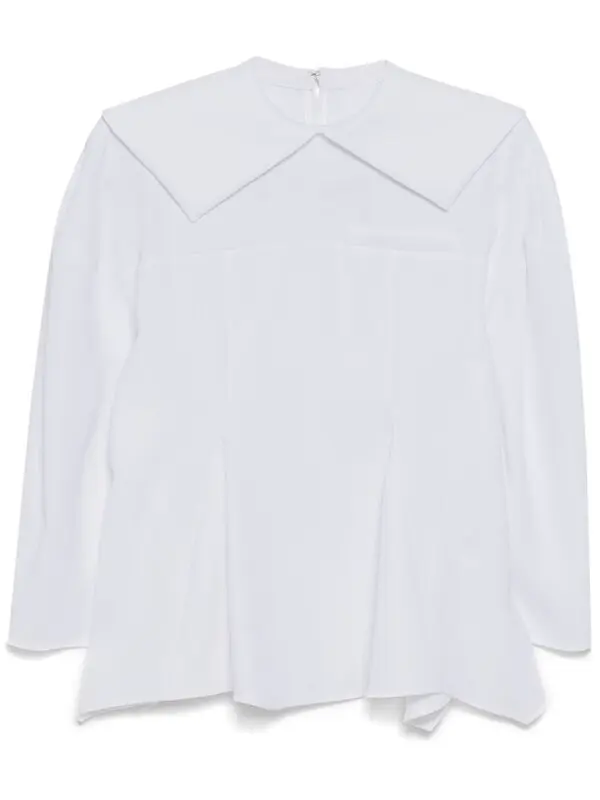 ENFOLD Sewing Detail Blouse