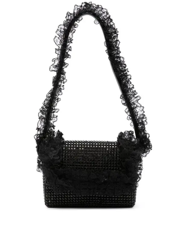 SELF-PORTRAIT Crystal-embellished Shoulder Bag