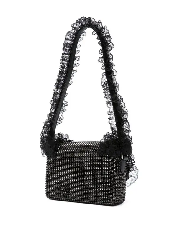 SELF-PORTRAIT Crystal-embellished Shoulder Bag