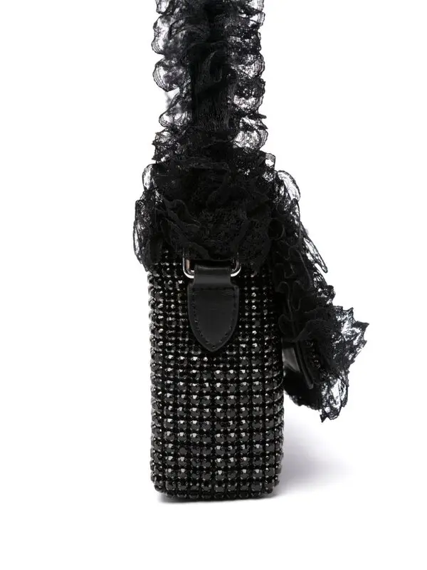 SELF-PORTRAIT Crystal-embellished Shoulder Bag