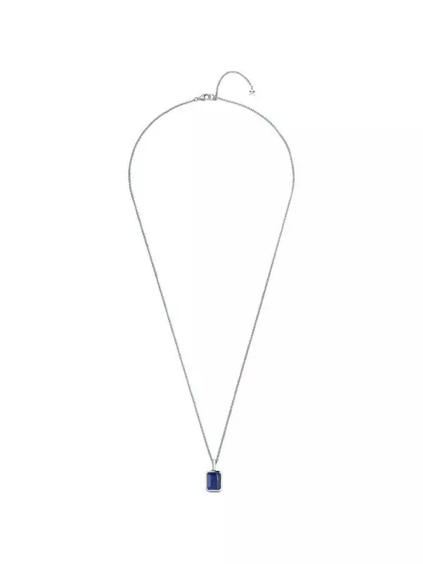 Mateo Sterling Lapis Lazuli Pendant Necklace - Silver