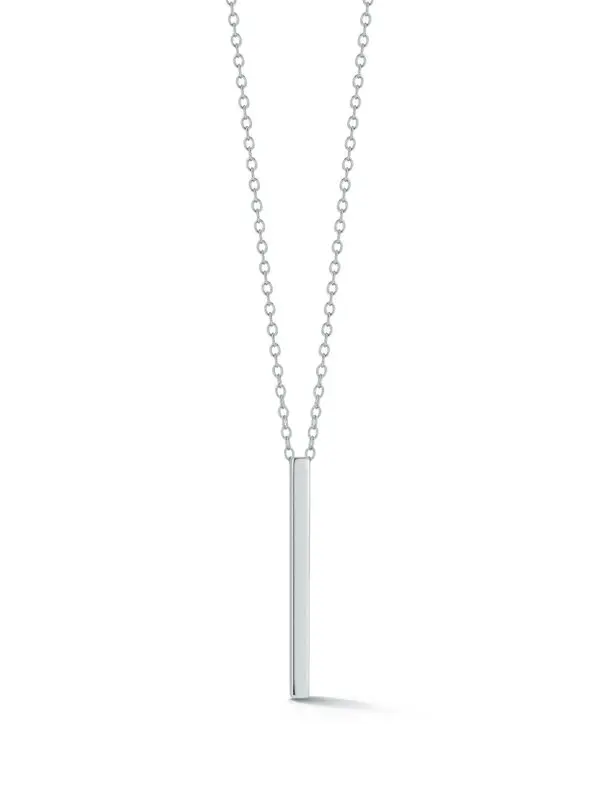 Mateo Sterling Bar Pendant Necklace - Silver
