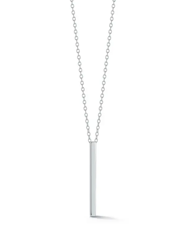 Mateo Sterling Bar Pendant Necklace