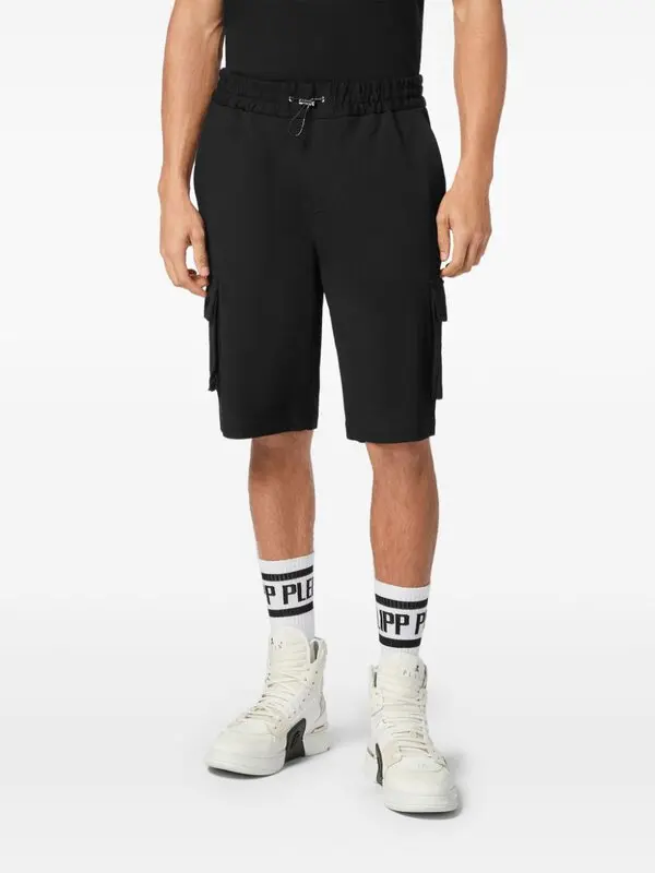 Philipp Plein Cotton Cargo Shorts