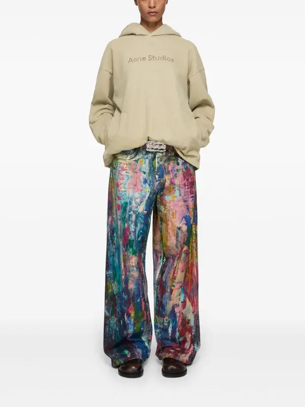 Acne Studios Stud Logo Hoodie