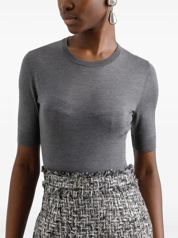 Dolce & Gabbana Round Neck Knit Top