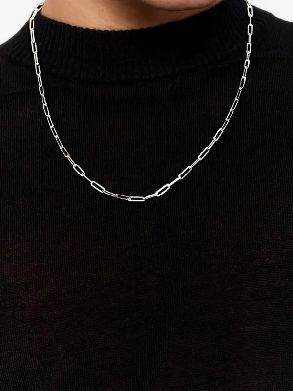 Mateo Sterling Paper Clip Chain Necklace