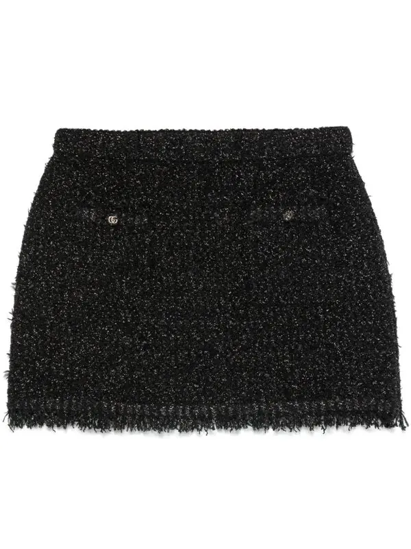 Gucci Lamé Mini Skirt