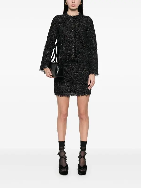 Gucci Lamé Mini Skirt