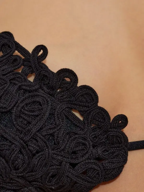Cult Gaia Knitted Bikini Top