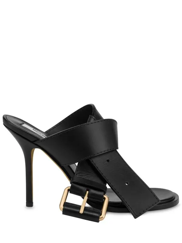Moschino Decorative Buckle Mules