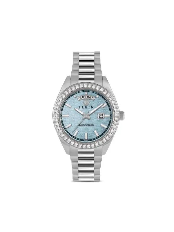Philipp Plein Date Superlative Gent 42mm Watch - Blue