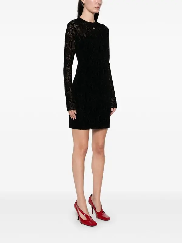 Givenchy Flocked Mini Dress