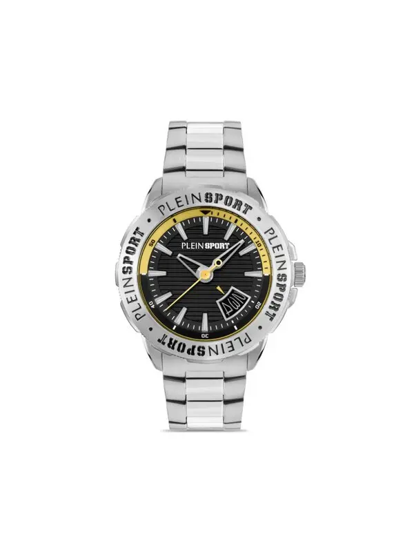 PLEIN SPORT 44mm Bracelet Watch - Black